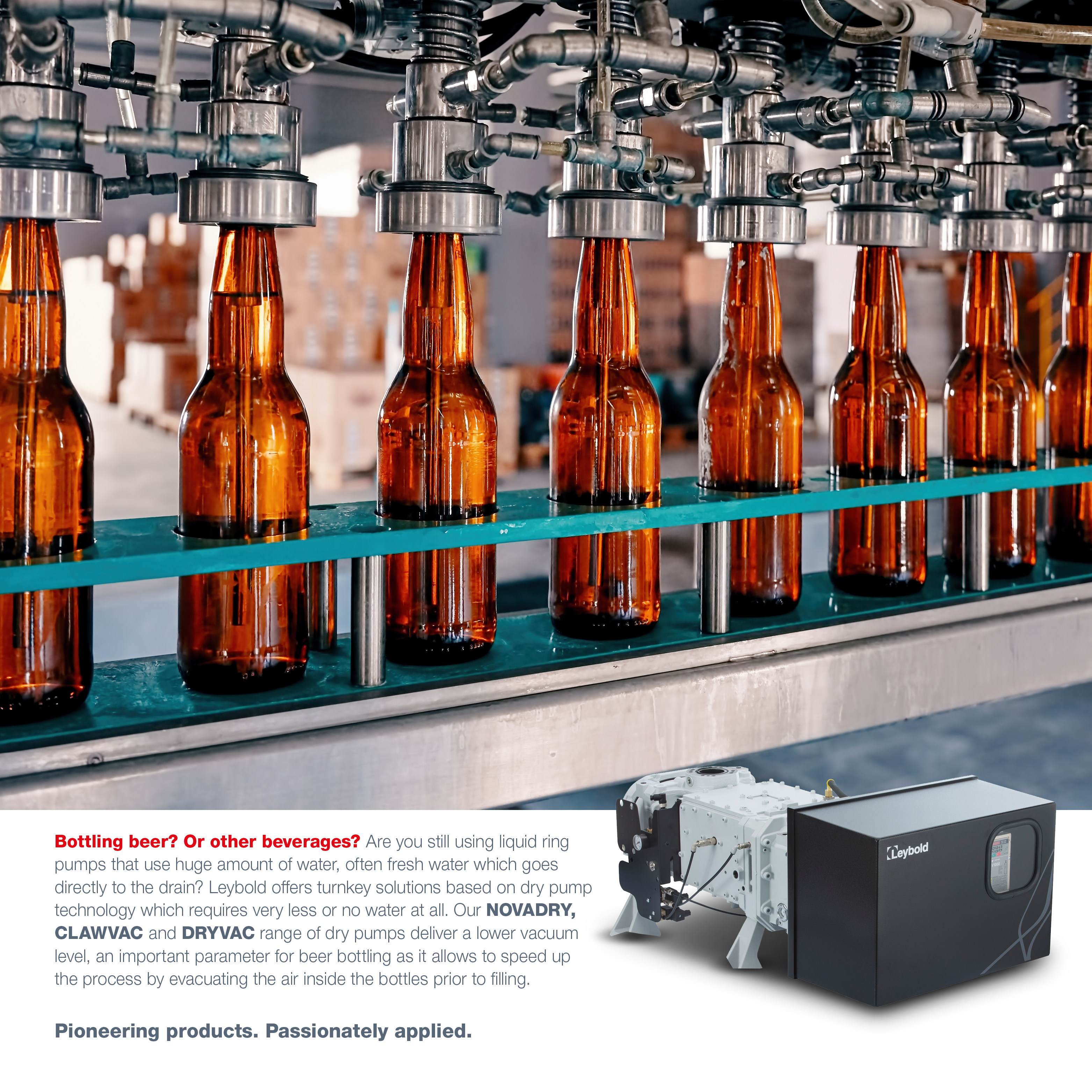 Leybold - Success Story | Beer Bottle Filling